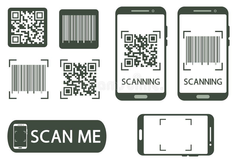Scan QR Code with Mobile Phone. QR Code Scans Completed. Machine ...