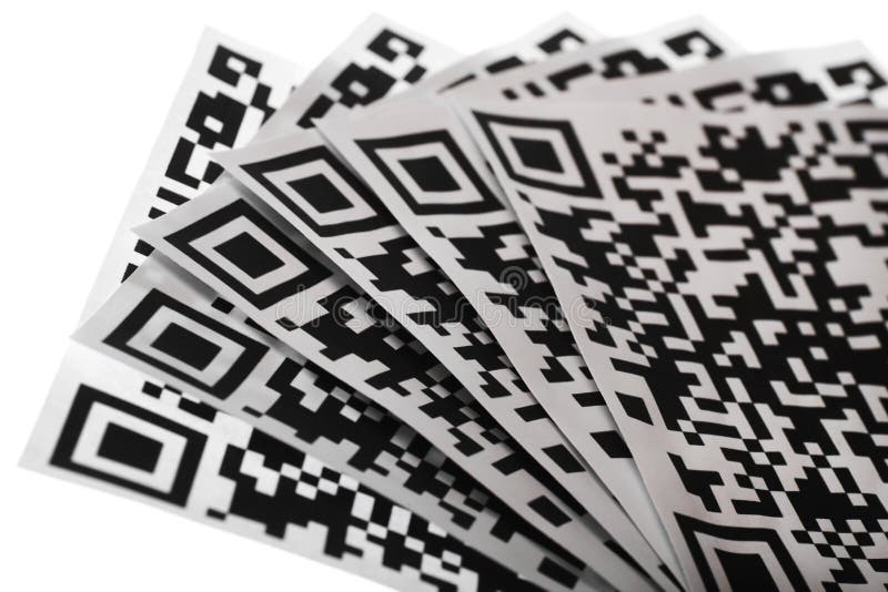 QR-Codes stockfoto. Bild von piktogramm, stelle, papier - 31213102
