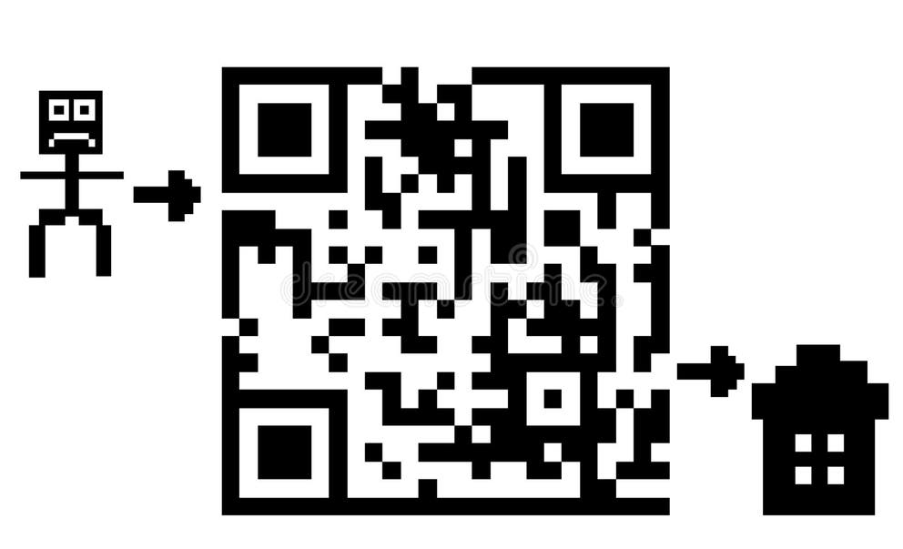 Qr Code Maze Stock Illustrations – 86 Qr Code Maze Stock Illustrations ...
