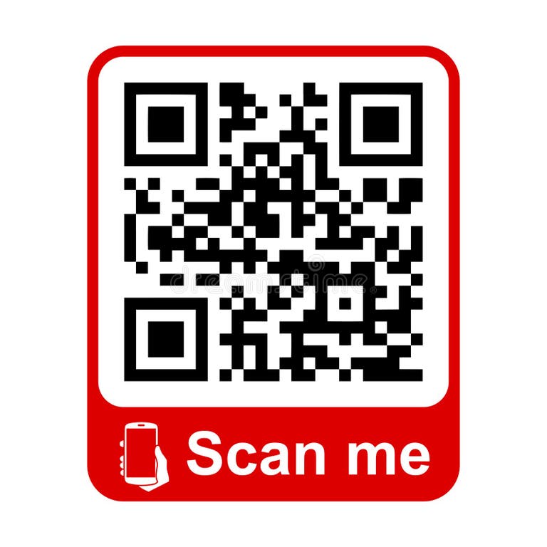 QR - Quick Response Code, Inscription Scan Me, Qr Code for Smartphone ...