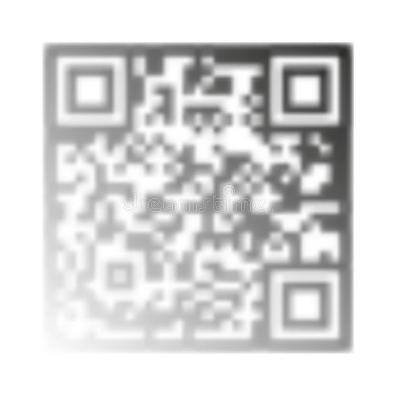 QR-Scan-Code. Schattengradientenzeichen. Piktogramm. Vektorgrafik ...