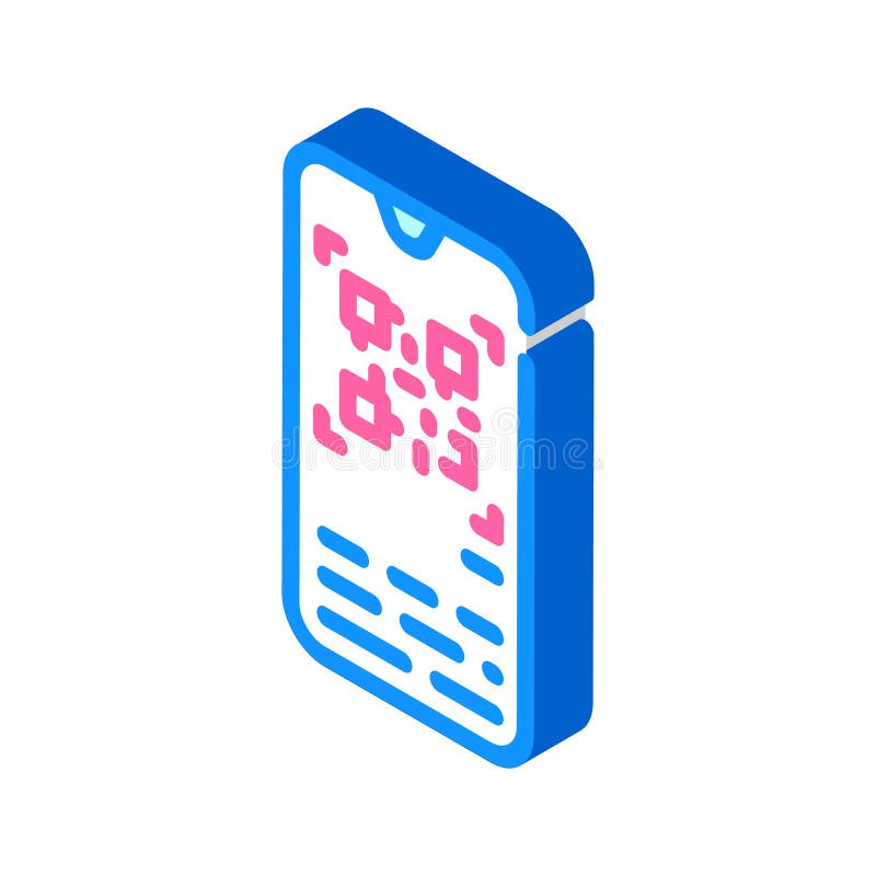 Qr Scanner Isometric Icon Vector Illustration Sign Stock Vector ... Qr Scanner Isometric Icon Vector Illustration Sign Stock Vector ...