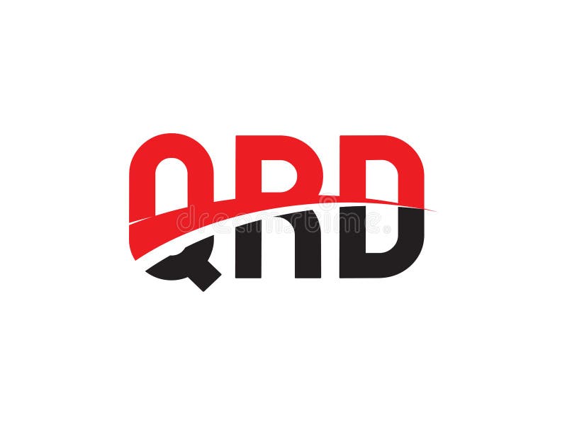 QRD Letter Initial Logo Design Vector Illustration Stock Vector ...