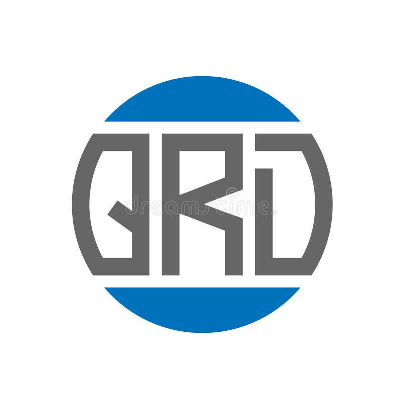 QRD Letter Logo Design on White Background. QRD Creative Initials ...