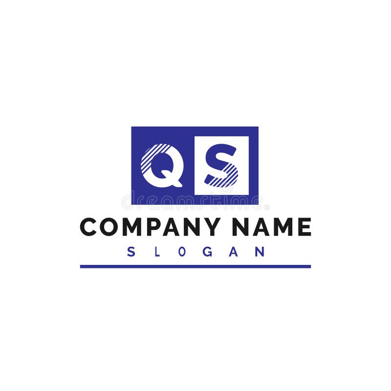 QS Logo Design. QS Letter Logo Vector Illustration - Vector Stock ...