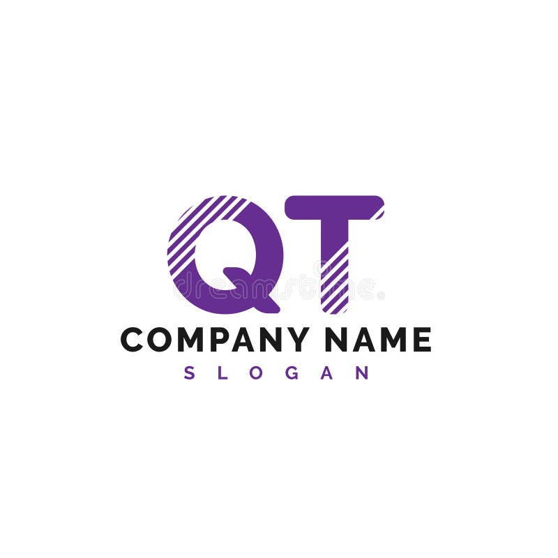 QT Letter Logo Design. QT Letter Logo Vector Illustration - Vector ...
