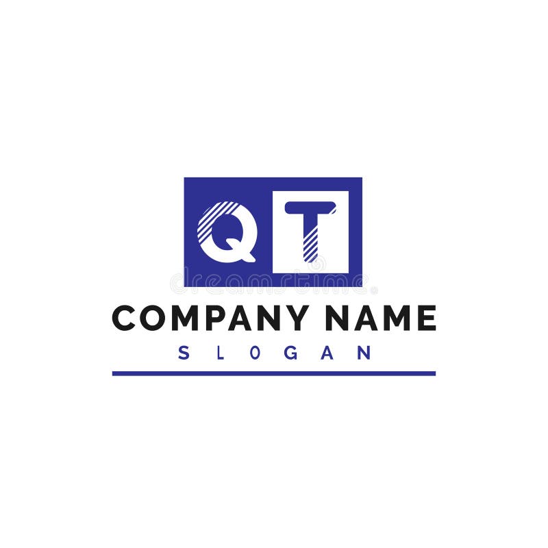 QT Logo Design. QT Letter Logo Vector Illustration - Vector Stock ...