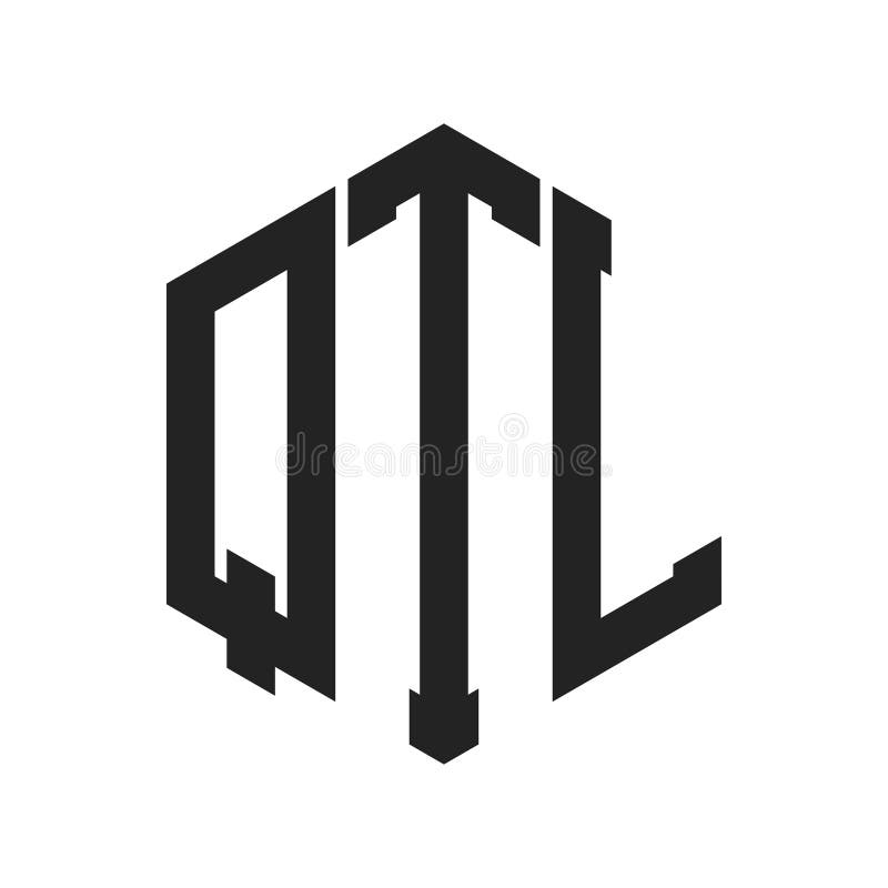 QTL Logo Design. Initial Letter QTL Monogram Logo Using Hexagon Shape ...