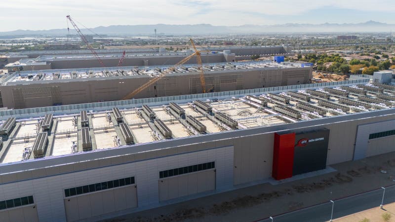 Aerial View of Data Center Construction Site. Editorial Stock Photo ...