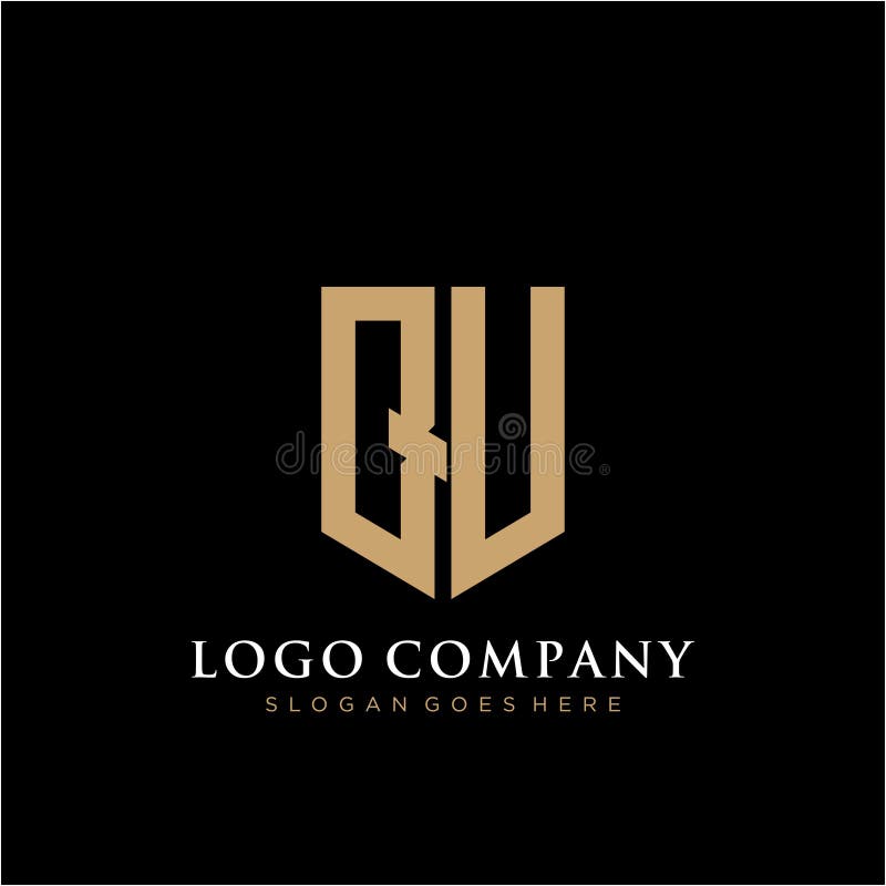 QU Letter Logo Icon Design Template Elements Stock Vector ...