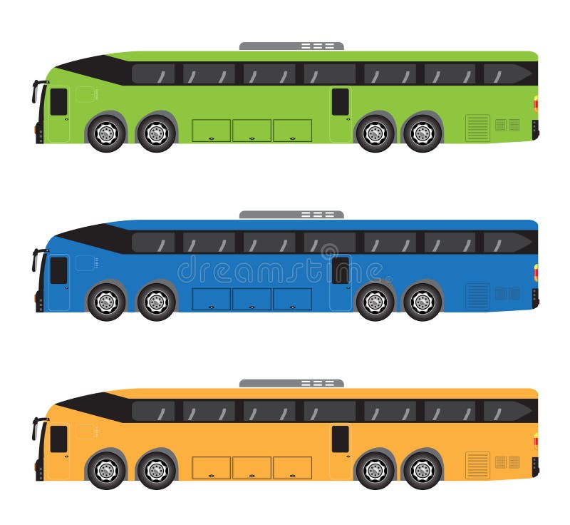 10 Wheel Bus Vector and Illustration Stock Illustration - Illustration ...