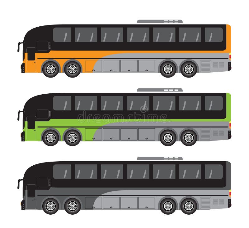 10 Wheel Bus Vector and Illustration Stock Illustration - Illustration ...