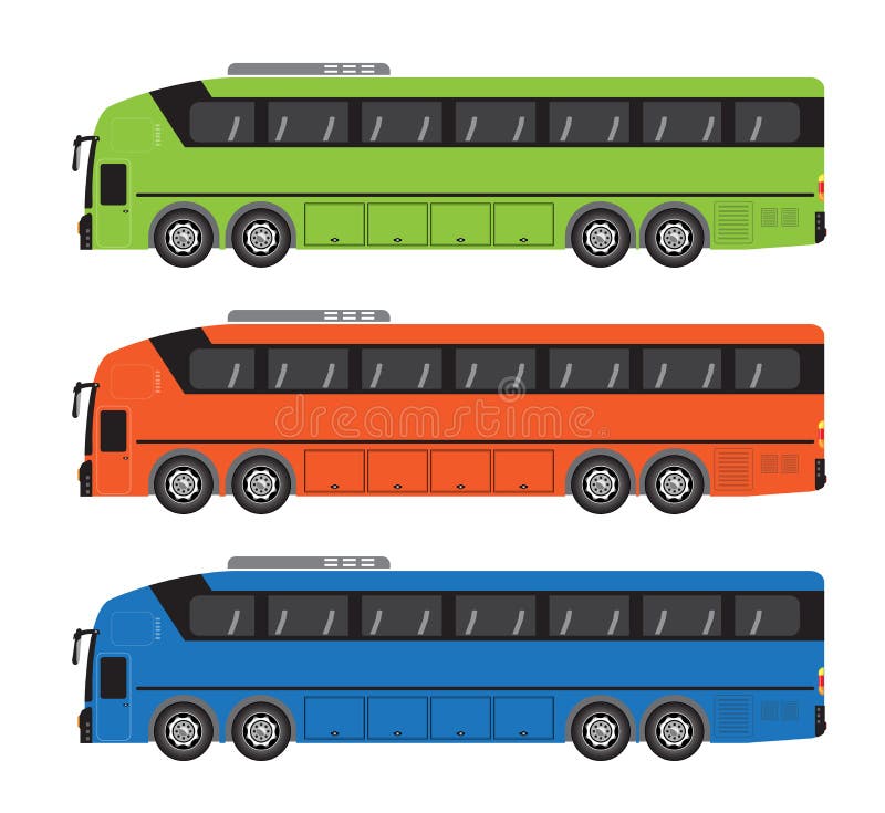 10 Wheel Bus Vector and Illustration Stock Illustration - Illustration ...