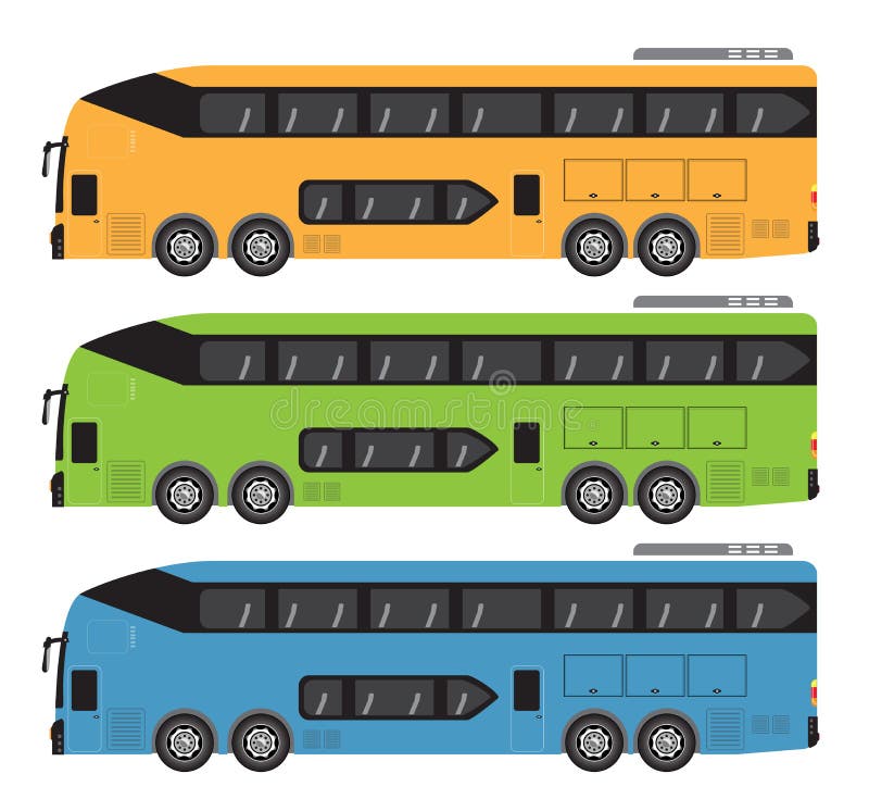 10 Wheel Bus Vector and Illustration Stock Illustration - Illustration ...