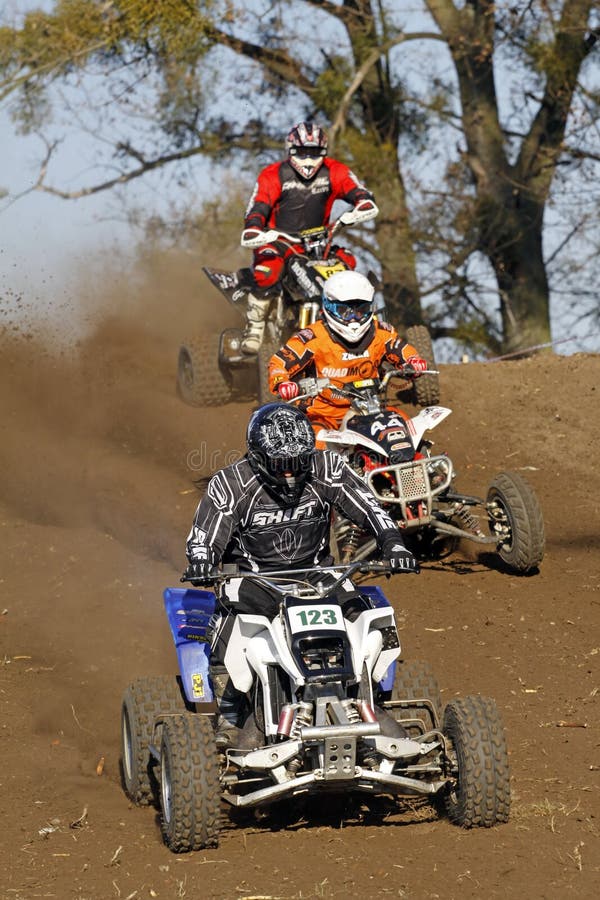 Quad Bike Racing editorial stock photo. Image of road - 22288303