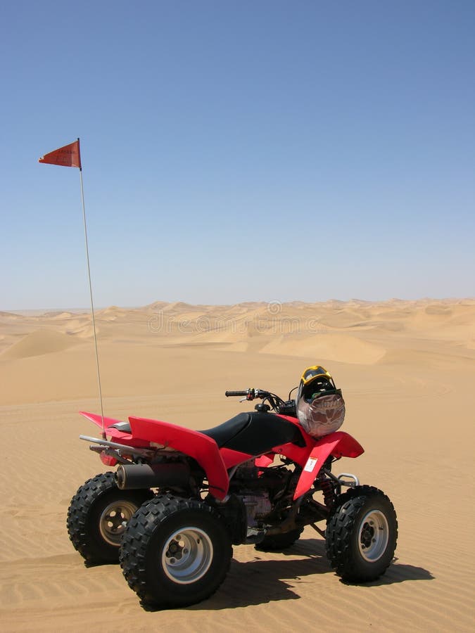 Quad bike in Namib Desert stock photo. Image of vacation - 51971914