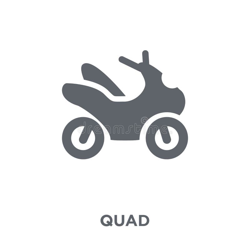 Quad Icon Vector Isolated on White Background, Quad Sign Stock Vector ...
