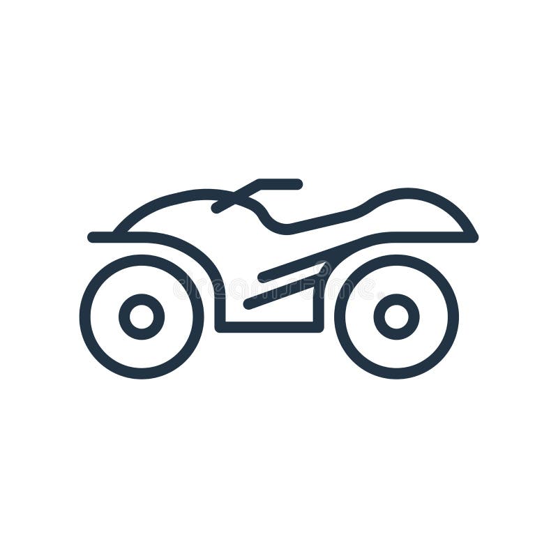 Quad Icon Vector Isolated on White Background, Quad Sign Stock Vector ...