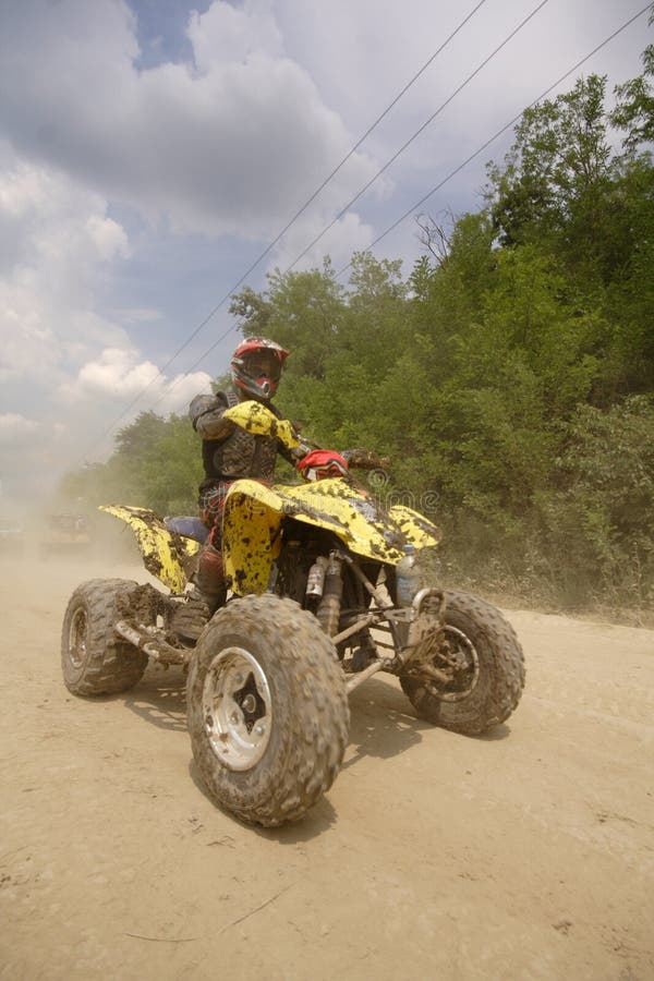 Quad race stock image. Image of sports, crazy, enduro - 3658215