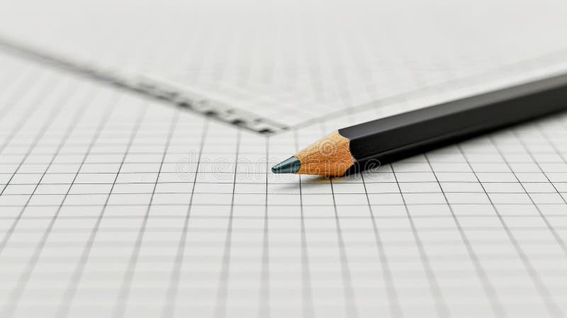 Quad-Ruled Graph Paper for Precise Work Stock Illustration ...