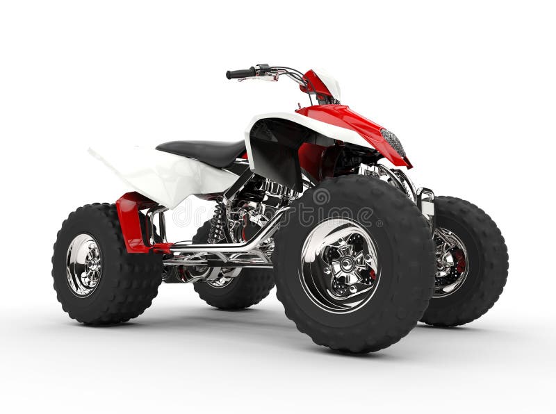 Quad - Side View stock illustration. Illustration of adrenaline - 59003903