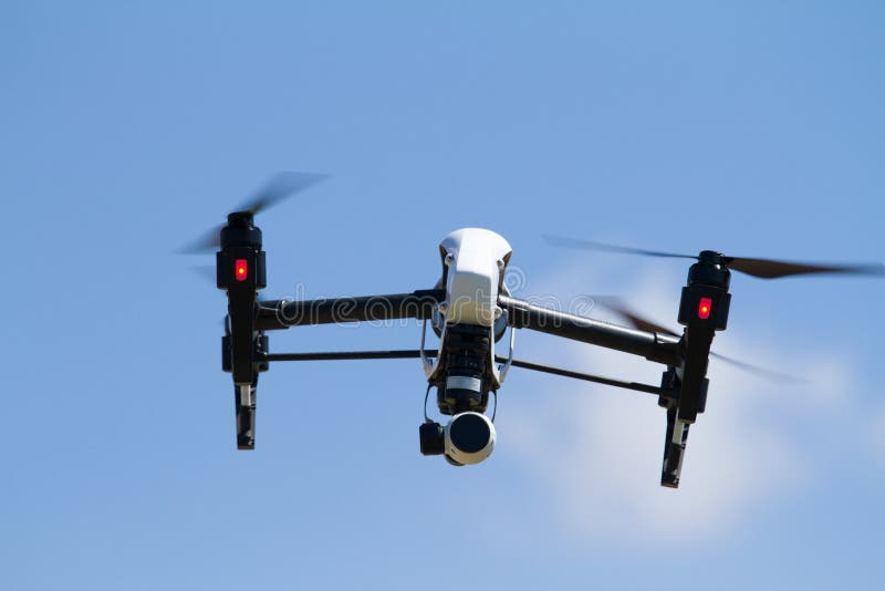 Quadcoper drone stock image. Image of rotor, unmanned - 55996077