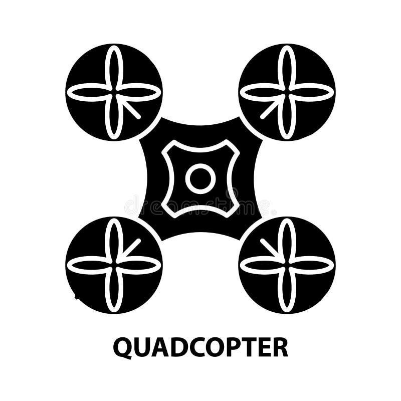 Unmanned Aircraft Linear Icons Set. Drs, Quadcopters, UAS, UAVs ...