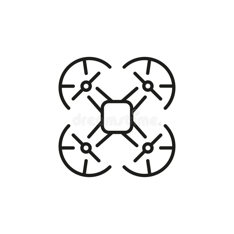 Quadcopter Icon stock vector. Illustration of military - 324381672