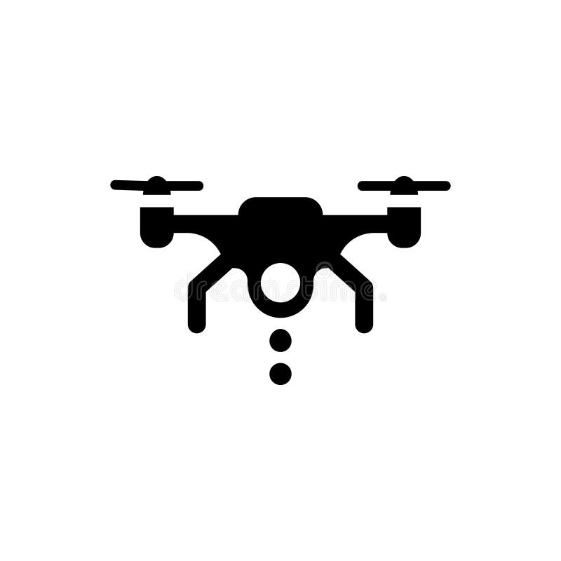 Quadcopter icon stock vector. Illustration of drone - 224183785