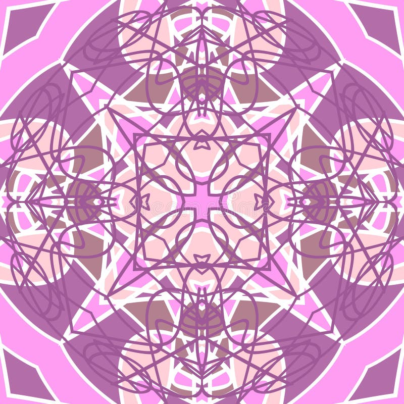 Quadrado Roxo Com Ornamento Ilustração Stock - Ilustração de oriente ...