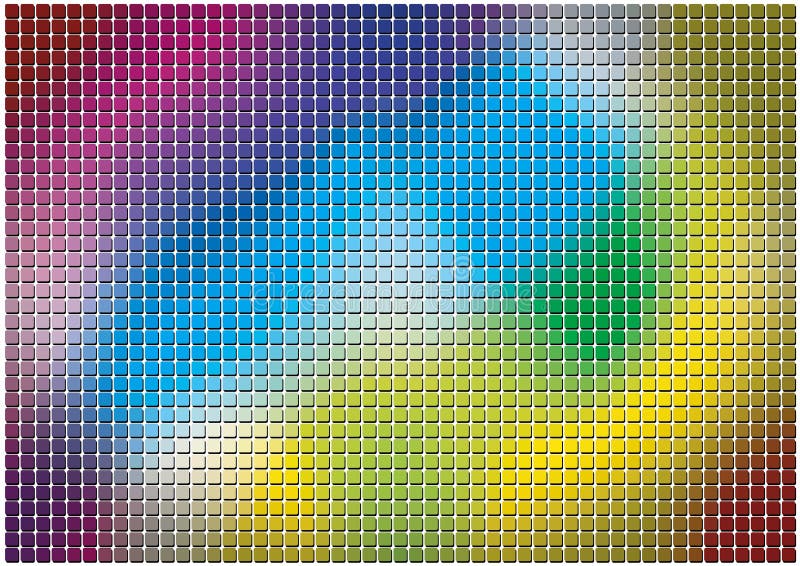 Quadrados coloridos ilustração do vetor. Ilustração de cores - 21013626