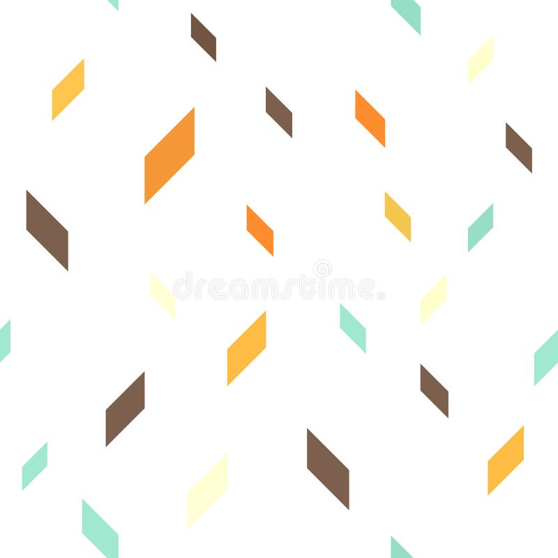 Orange Parallelogram Pattern. Seamless Vector Stock Vector ...