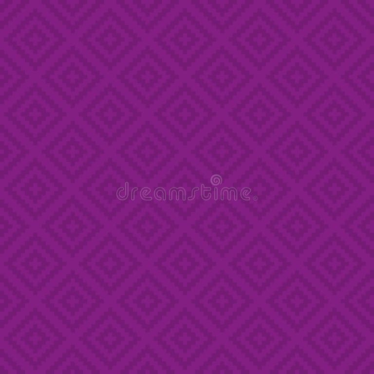 Quadrat-Pixel Art Seamless Pattern Vektor Abbildung - Illustration von ...