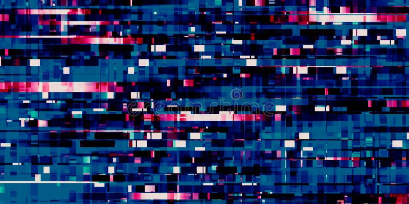 Quadrat Von Pixeln Blau Led Pixel Hintergrund 3d Illustration Stock ...