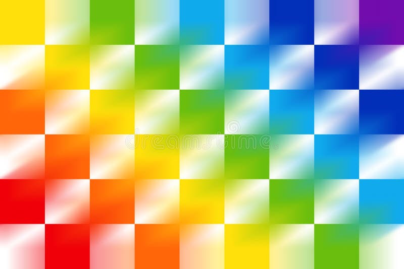 Quadrate stock abbildung. Illustration von grün, farben - 6467631