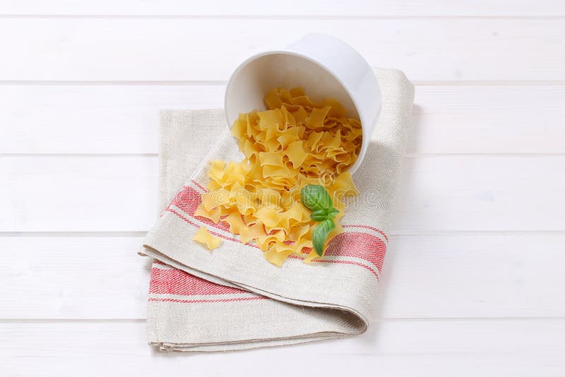 Quadretti - Square Shaped Pasta Stock Image - Image of group, yellow ...