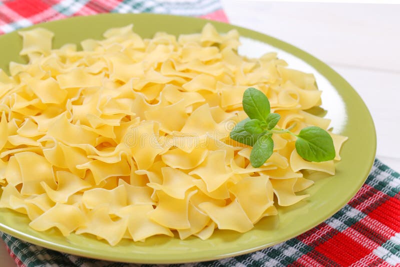 Quadretti - Square Shaped Pasta Stock Photo - Image of square, side ...