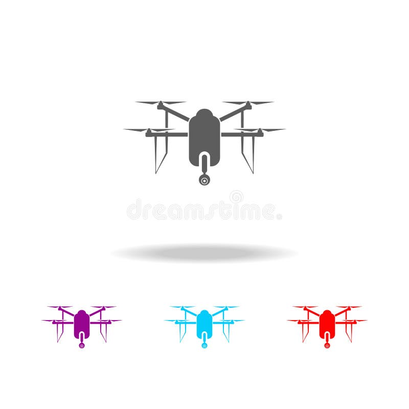 Quadrocopter with Camera Icons. Elements of New Technology in Multi ...