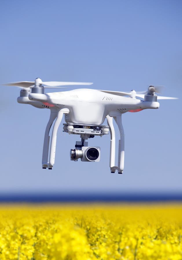 Quadrocopter, Copter, Drone in Action Stock Image - Image of action ...