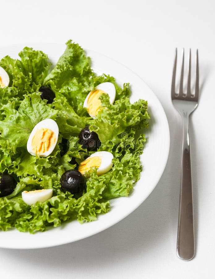 Quail egg salad stock image. Image of quail, vegetables - 64834265