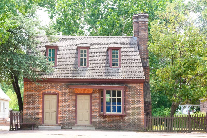 Quaint Colonial Home editorial stock image. Image of architecture ...