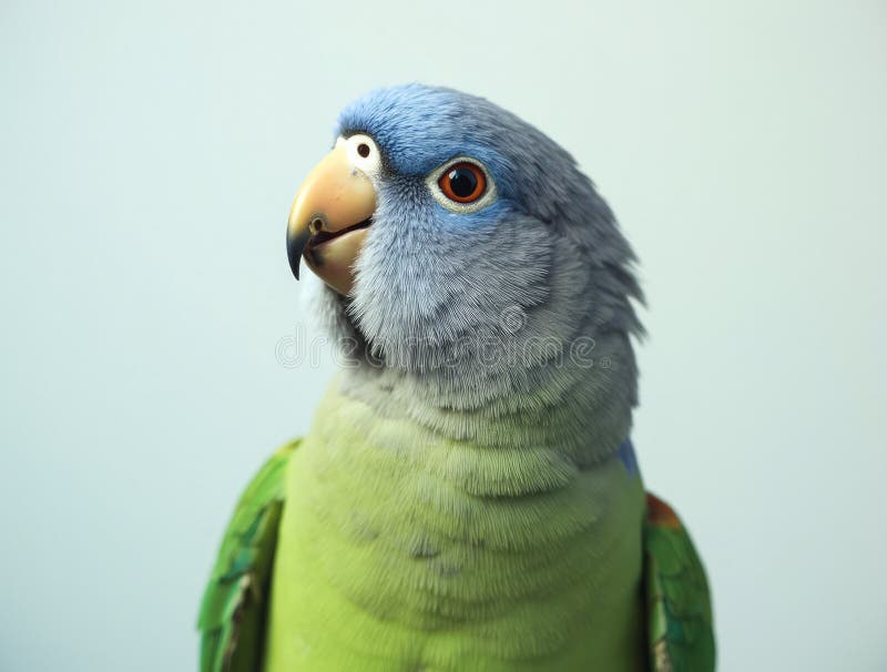Quaker Parrot (Monk Parakeet) â€“ Greyish-Blue Feathers and Bright ...