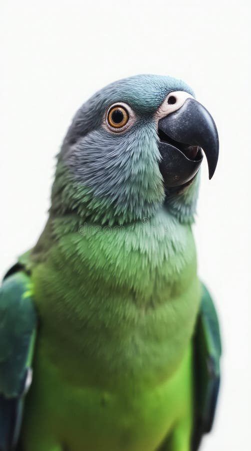 Quaker Parrot (Monk Parakeet) â€“ Greyish-Blue Feathers and Bright ...