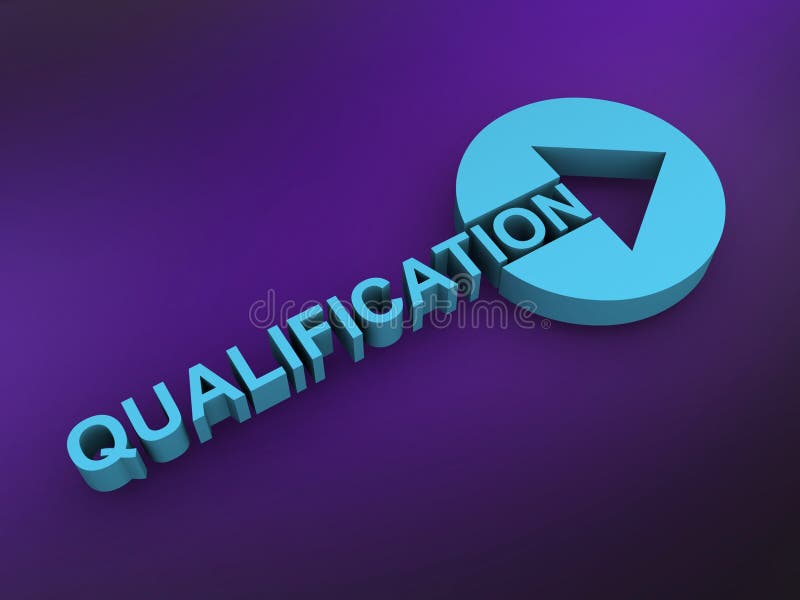 Qualification Word Cloud Collage Stock Illustration - Illustration of ...