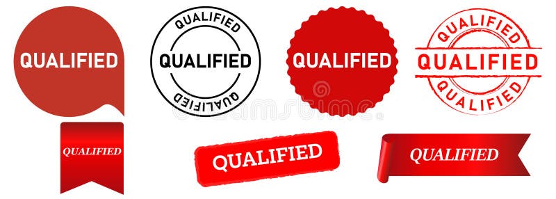 Qualified Approved Stamp Collection Design Icon Qualify Approval ...