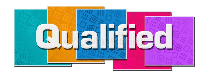 Qualified Skilled Experienced Stock Illustration - Illustration of ...