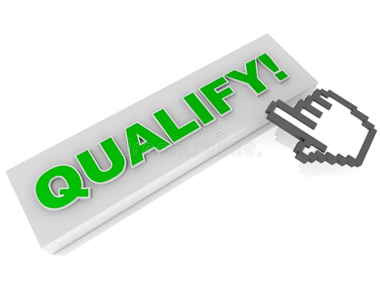 Qualify Button Stock Illustrations – 497 Qualify Button Stock ...