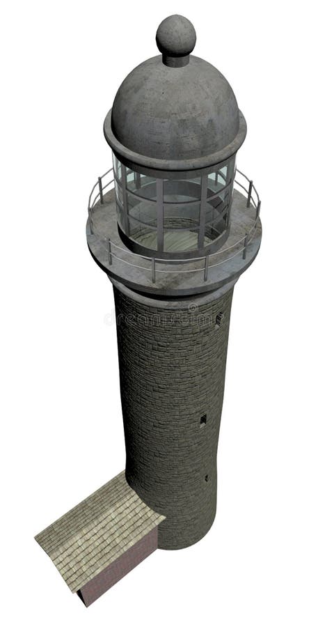 Model Stone Lighthouse Stock Illustrations – 13 Model Stone Lighthouse ...