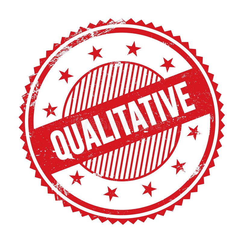 QUALITATIVE Text Written on Green School Board Stock Image - Image of ...