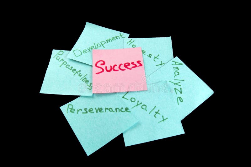 The Qualities that Make it Possible To Achieve Success Stock Image ...